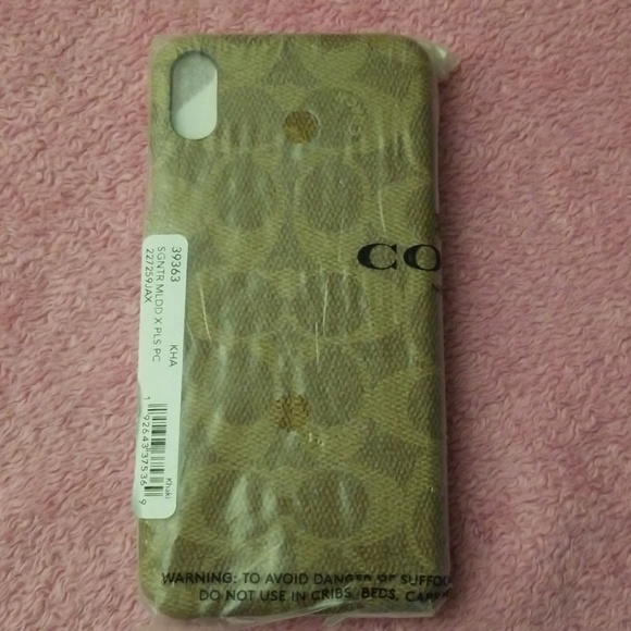 Coach | Accessories | Iphone Xs Max Case In Signature Canvas | Poshmark